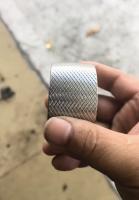 China Precision Turn-Mill Stainless Steel Knurled Wheel for sale