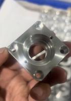 China CNC Turn-Mill Aluminum Flange Mount with Square Base for sale