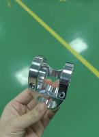 China CNC Machined Aluminum Dual Clamp Bracket - Custom Irregular Curved Mount for sale