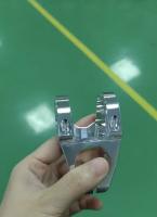 China CNC Machined Aluminum Dual Clamp Bracket - Custom Irregular Curved Mount for sale