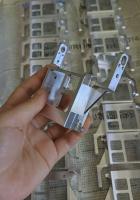 China 5-Axis CNC Irregular Dual Cantilever Aluminum Bracket with Window Cutouts for sale