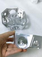 China 5-Axis CNC Housing with Irregular Multi-Faceted Geometry and Integrated Heat Sink Fin Arrays for sale
