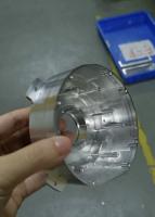 China CNC 6061 Aluminum Circular Cavity Device Housing with Internal Threads and External Sealing Steps for sale