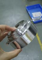 China CNC 6061 Aluminum Circular Cavity Device Housing with Internal Threads and External Sealing Steps for sale