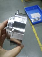 China CNC 6061 Aluminum Circular Cavity Device Housing with Internal Threads and External Sealing Steps for sale