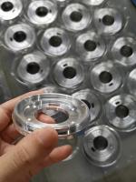 China CNC 6061 Aluminum Ring Flange Connector with Anti-Rotation Slots and Sealing Threads for Precision Instruments for sale