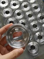 China CNC 6061 Aluminum Ring Flange Connector with Anti-Rotation Slots and Sealing Threads for Precision Instruments for sale