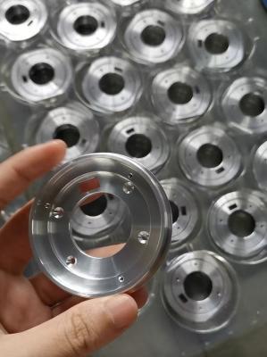 China CNC 6061 Aluminum Ring Flange Connector with Anti-Rotation Slots and Sealing Threads for Precision Instruments for sale