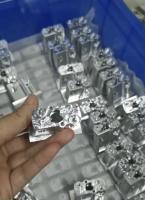 China CNC 6061 Aluminum Micro Valve Body Assembly with Heat Sink Fins and Fluid Cavity for Pneumatic Systems for sale