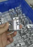China CNC 6061 Aluminum Micro Valve Body Assembly with Heat Sink Fins and Fluid Cavity for Pneumatic Systems for sale