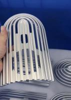 China CNC Custom Bent Ring LED Aluminum Profile - Extruded Channel with CNC Hollow Slots for Decorative Ring Pendant Light for sale