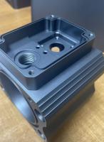 China CNC Custom Automation Equipment Oil Liquid Sensor Housing - Large Thread Port with Heat Sink Fins for Industrial Sensor Integration for sale