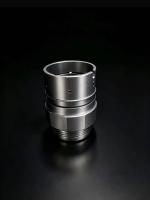 China Turn-Mill CNC Aviation-Grade Aluminum Connector Housing with Multi-Step Internal Cavity, Precision Internal Thread, and Locating Holes for sale