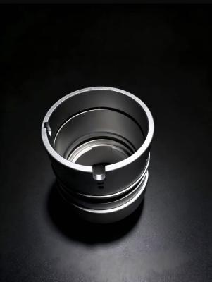 China Turn-Mill CNC Aviation-Grade Aluminum Connector Housing with Multi-Step Internal Cavity, Precision Internal Thread, and Locating Holes for sale