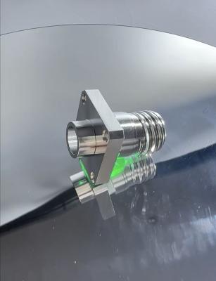 China Turn-Mill CNC Aluminum Square Flange Connector Housing with Multi-Step Internal Cavity and External Thread for sale