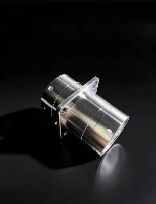 China Turn-Mill CNC Aluminum Flange Connector Housing with Complex Layered Internal Cavity and Multi-Hole Structure for sale