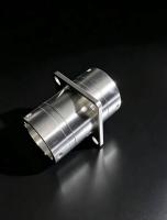 China Turn-Mill CNC Aluminum Flange Connector Housing with Complex Layered Internal Cavity and Multi-Hole Structure for sale