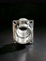 China Turn-Mill CNC Aluminum Flange Connector Housing with Complex Layered Internal Cavity and Multi-Hole Structure for sale