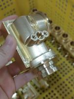 China CNC Machining Expert Brass Valve Body with Multi-Directional Intersecting Holes and Stepped Sealing Faces for sale