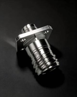 China Turn-Mill CNC Expert - Aluminum Connector Housing with Tooth-Shape Spline Interface and Square Flange Base for sale