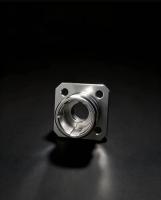 China Turn-Mill CNC Expert - Aluminum Connector Housing with Tooth-Shape Spline Interface and Square Flange Base for sale