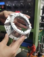 China CNC Machining Expert - Aluminum Automation Equipment Housing with External Reinforcement Ribs and Circular Flange Mounting for sale