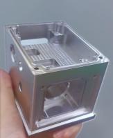China Ultra-Precision CNC Machined Aluminum Optical Module Housing with Internal Reinforcement Ribs and Optical-Grade Surface Finish for sale