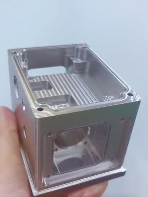 China Ultra-Precision CNC Machined Aluminum Optical Module Housing with Internal Reinforcement Ribs and Optical-Grade Surface Finish for sale