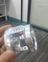 China 5-Axis CNC Machined VR/AR Pancake Optical Module Barrel Support with Double-Layer Ring Cavity and Lightweight Hollow Structure for sale