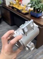 China 5-Axis CNC Machined Aluminum Electronic Water Pump Housing with Multi-Step Concentric Ring Sealing and Deep Cavity Machining for sale
