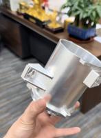 China 5-Axis CNC Machined Aluminum Electronic Water Pump Housing with Multi-Step Concentric Ring Sealing and Deep Cavity Machining for sale