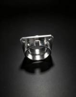 China Turn-Mill CNC Expert - Square Flange Aluminum Connector Housing with Multi-Step Bore and Locating Slots for Precision Sealing Assembly for sale