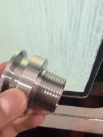 China CNC Turning Expert - Stainless Steel KF Vacuum Flange to External Thread Adapter for High Vacuum Sealing Applications for sale