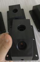China CNC Machining Expert - Aluminum Hydraulic Pneumatic Fluid Valve Block with Crossing Flow Channels and Hard Anodized Finish for sale