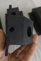 China CNC Machining Expert - Aluminum Hydraulic Pneumatic Fluid Valve Block with Crossing Flow Channels and Hard Anodized Finish for sale