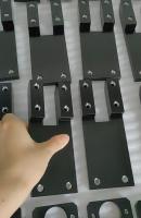 China CNC Machining Expert - Aluminum U-Shape Positioning Bracket with Hard Anodized Finish for Vision Equipment and Automation Tooling for sale