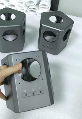 China CNC Machining Expert - Aluminum Hexagonal Multi-Face Cavity Housing with Multi-Angle Hole Distribution and Hard Anodized Finish for sale
