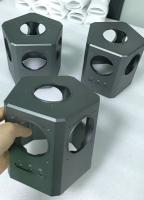 China CNC Machining Expert - Aluminum Hexagonal Multi-Face Cavity Housing with Multi-Angle Hole Distribution and Hard Anodized Finish for sale