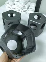 China CNC Machining Expert - Aluminum Hexagonal Multi-Face Cavity Housing with Multi-Angle Hole Distribution and Hard Anodized Finish for sale