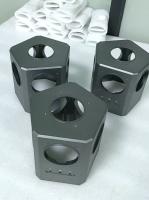China CNC Machining Expert - Aluminum Hexagonal Multi-Face Cavity Housing with Multi-Angle Hole Distribution and Hard Anodized Finish for sale