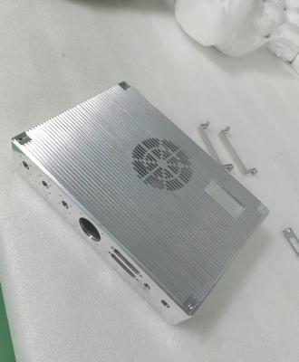 China CNC Machined Aluminum Cavity Housing with Internal Reinforcement Ribs Dense Heat Dissipation Fins and Irregular Flow Channels for sale