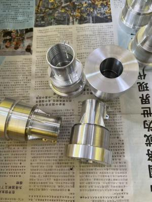 China 6061 Aluminum Step-Type Hollow Connector Housing with Snap-Fit Lock and Internal Thread for sale
