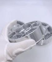 China Precision CNC machined 6061 aluminum LED heat sink with radial fins and annular cooling grooves at ±0.01mm tolerance for sale