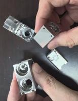 China Precision CNC Liquid Cooling Connector Valve Block in 6061 Aluminum Alloy with ±0.01 mm Tolerance and Hard Anodizing for sale