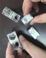China Precision CNC Liquid Cooling Connector Valve Block in 6061 Aluminum Alloy with ±0.01 mm Tolerance and Hard Anodizing for sale