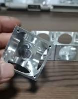 China Square Optical Lens Housing with ±0.01 mm Tolerance | 5-axis CNC Milled 6061 Aluminum Industrial Camera Lens Base for sale
