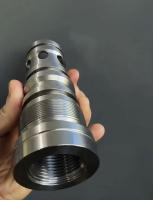 China Custom Machined Parts Manufacturer 40Cr 42CrMo Alloy Steel Hydraulic Cartridge Valve Sleeve with Multi-Seal Grooves for sale
