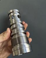 China Custom Machined Parts Manufacturer 40Cr 42CrMo Alloy Steel Hydraulic Cartridge Valve Sleeve with Multi-Seal Grooves for sale