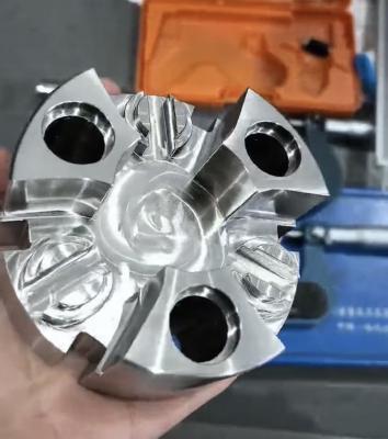 China Custom CNC Machined Stainless Steel 304/316L Capping Chuck Base with Mirror High-Gloss Finish and Multi-Station Jaw Slots for Capping Machine Claw Seat for sale