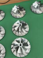 China UAV Machined Parts 7075 Billet Turbine Impeller 5-Axis Machined Dynamically Balanced for sale